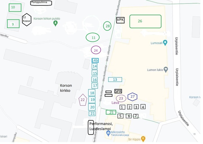 Kartta :: Korson Kyläneuvosto